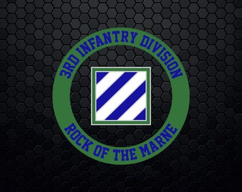 Us Army 3rd Infantry Patch - Etsy