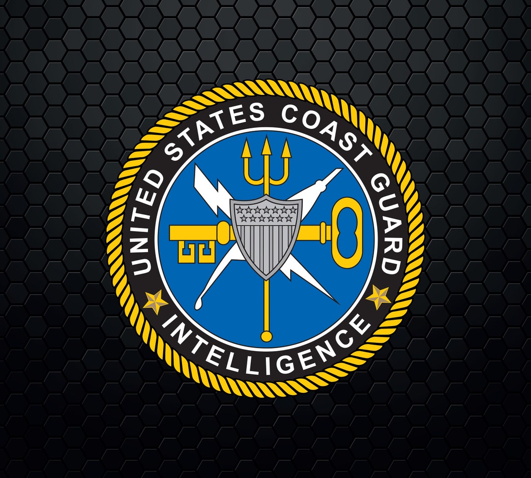 U.S. Coast Guard (USCG) Intelligence - Patch Logo Decal Emblem Crest ...