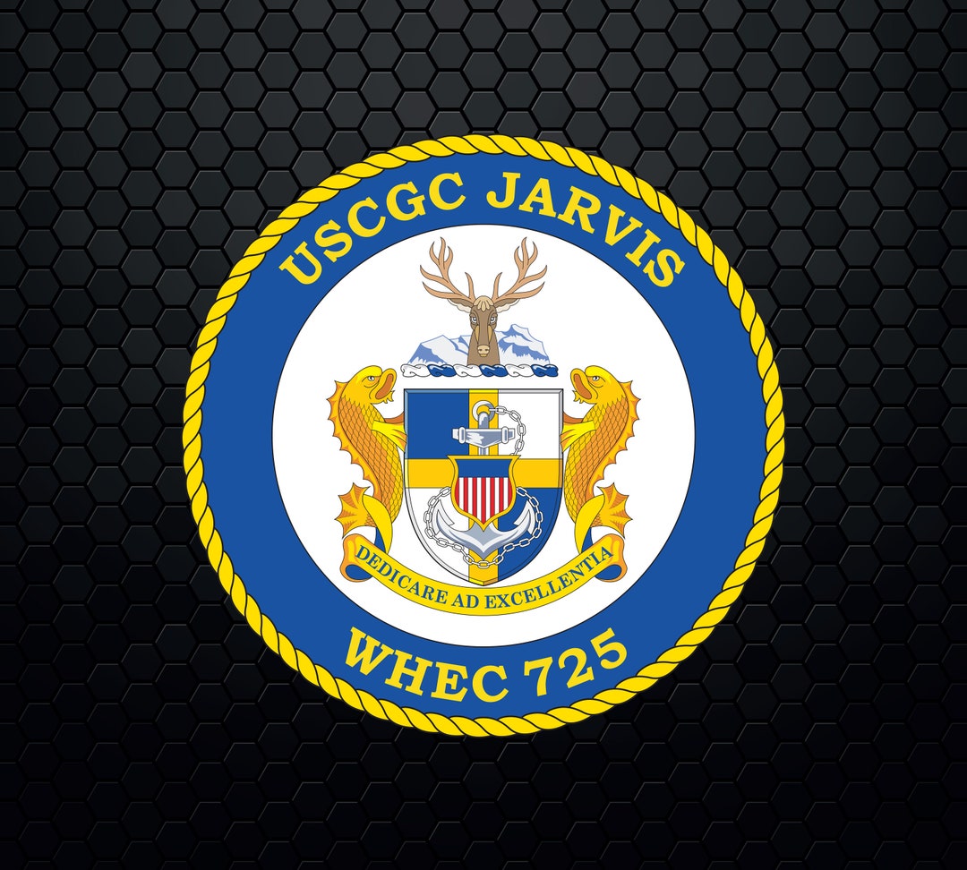 USCGC Jarvis WHEC-725 - Coast Guard Cutter - Logo Decal Emblem Crest ...