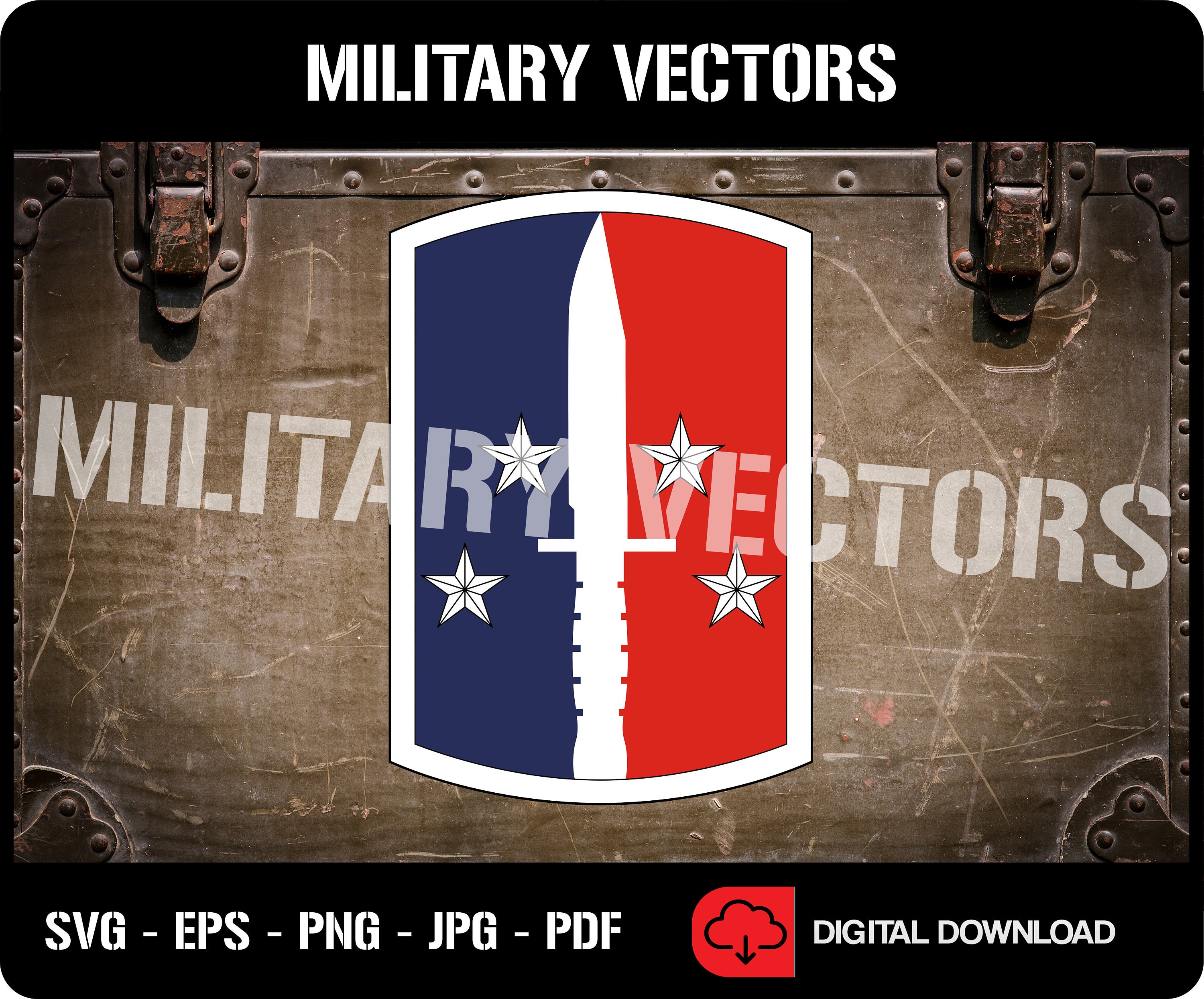 189th Infantry Brigade U.S. Army Infantry Patch Logo Decal Emblem Crest ...