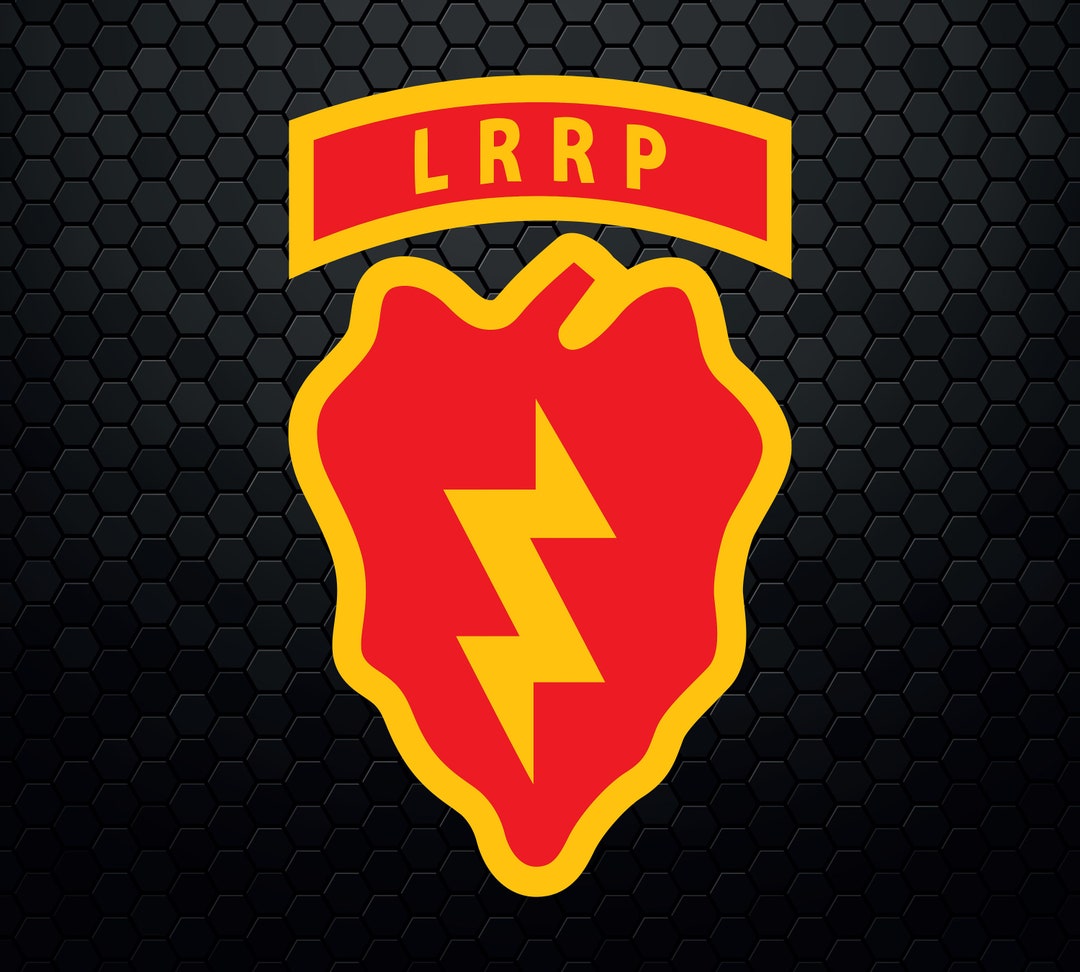 25th Infantry Division (25th ID) LRRP - Vietnam War - Logo Emblem Crest ...