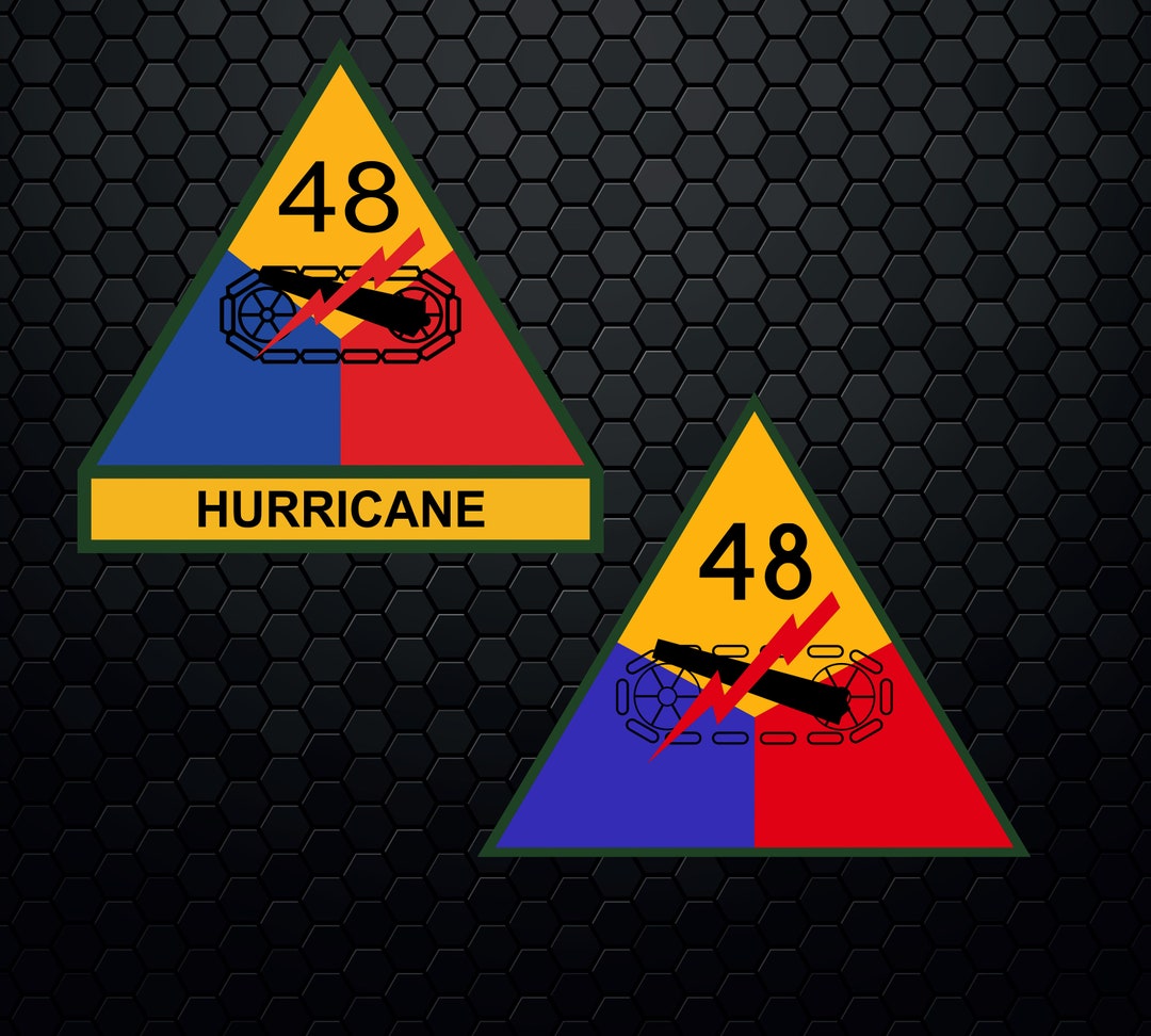 U.S. Army 48ht Armored Division (48th AD) - DUI SSI - Patch Logo Decal ...