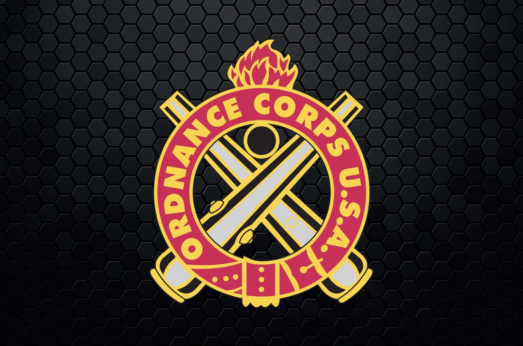 US Army Ordnance Corps Branch - Patch Logo Decal Emblem Crest Insignia ...