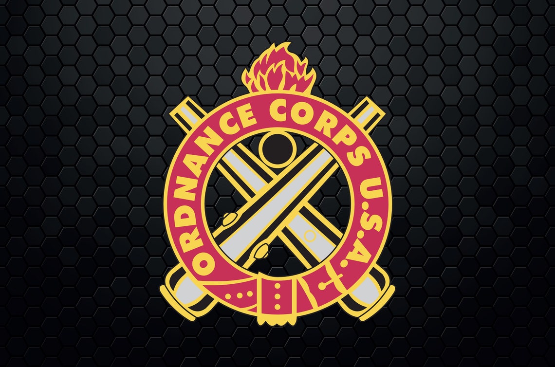 US Army Ordnance Corps Branch Patch Logo Decal Emblem Crest - Etsy