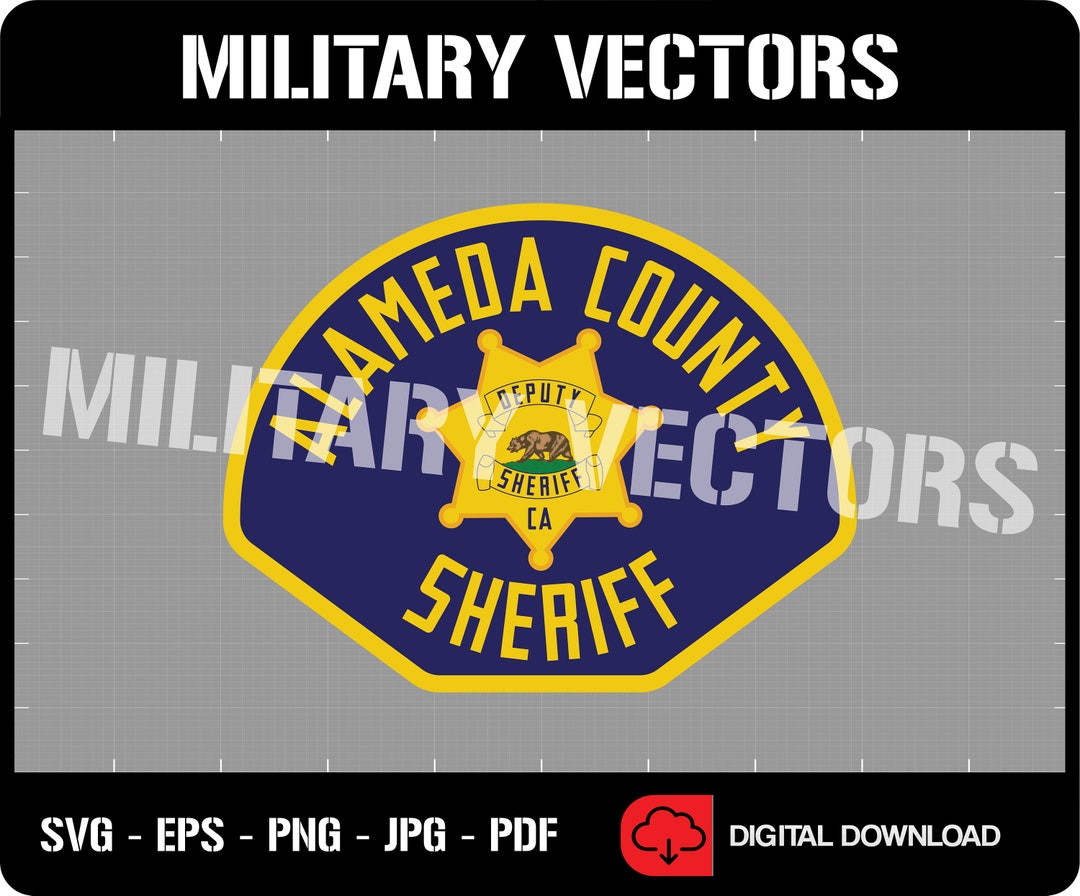 Alameda County Sheriff's Office - Law Enforcement - Patch Logo Decal ...