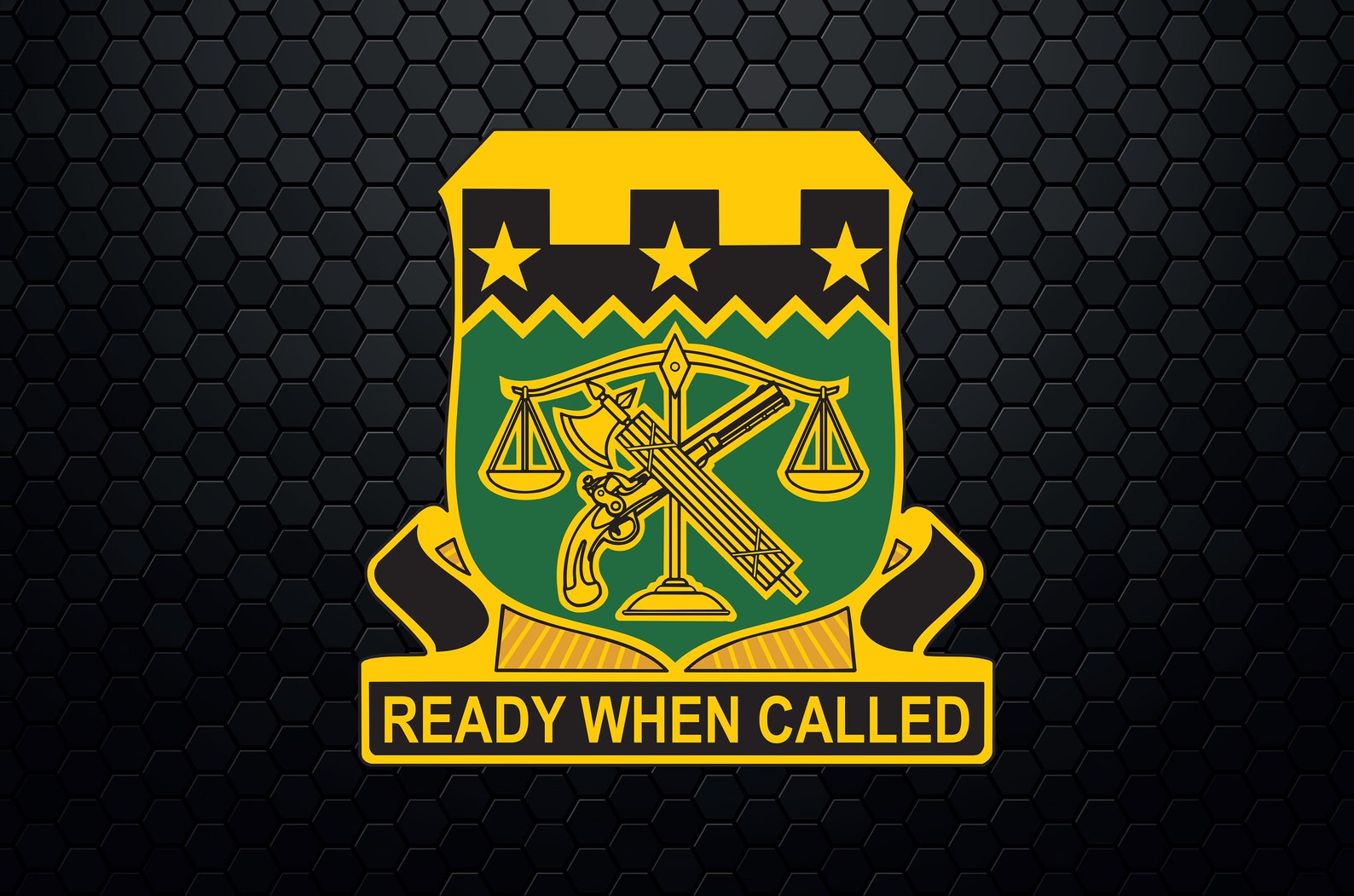 US Army 105th Military Police Battalion Patch Logo Decal - Etsy