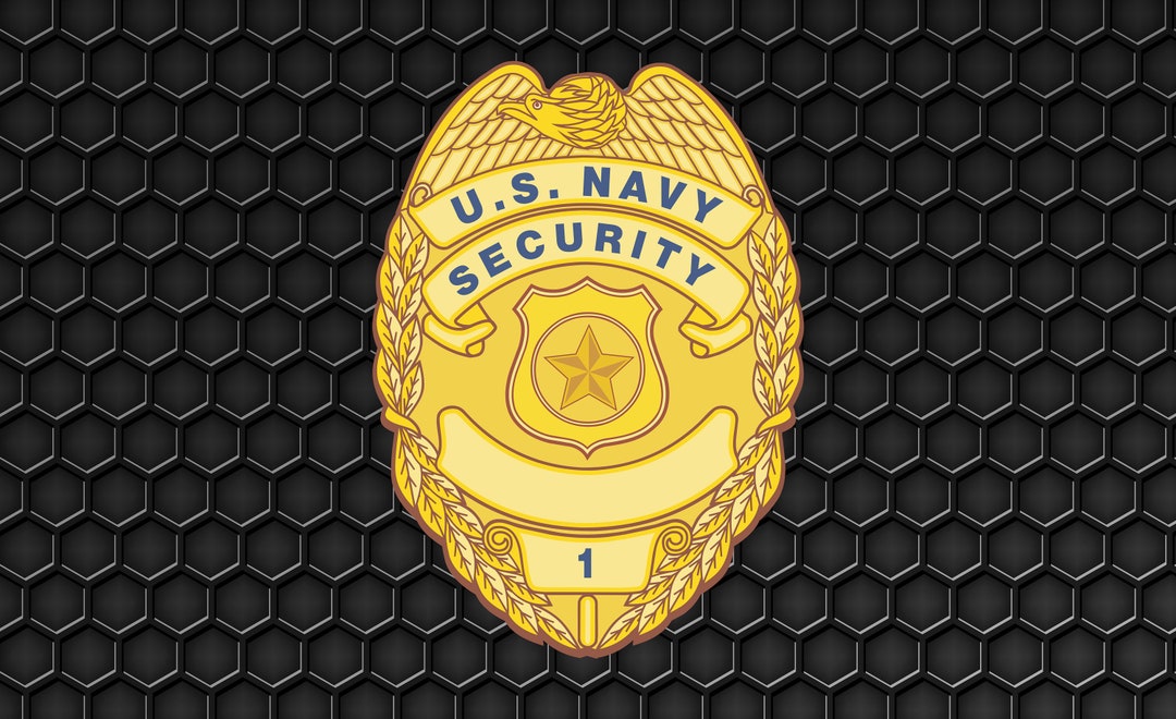 US Navy Security Badge - Patch Pin Logo Decal Emblem Crest Insignia ...
