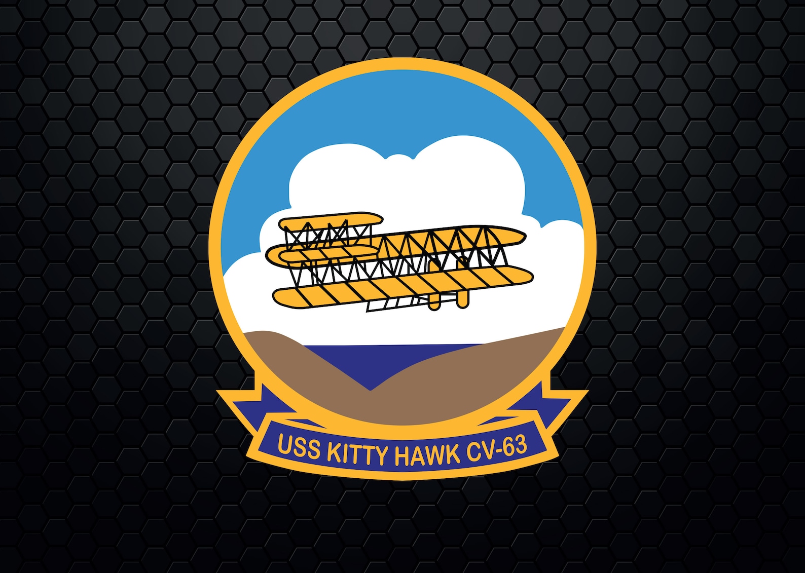 USS Kitty Hawk CV-63 Aircraft Carrier Patch Pin Logo Decal - Etsy