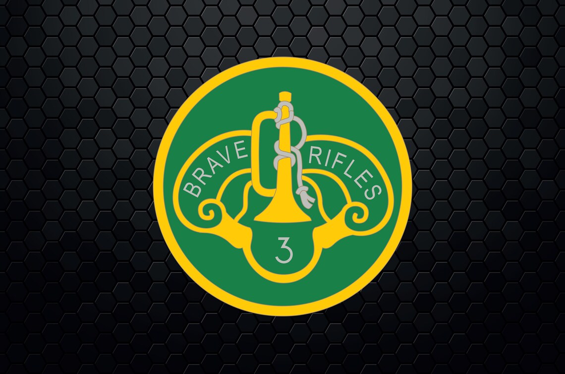 US Army 3rd Cavalry Regiment/3rd ACR Brave Rifles Patch Logo | Etsy