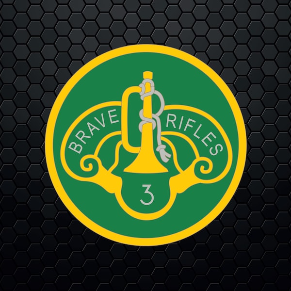 3rd Cavalry Regiment Svg Brave Rifles - Etsy New Zealand