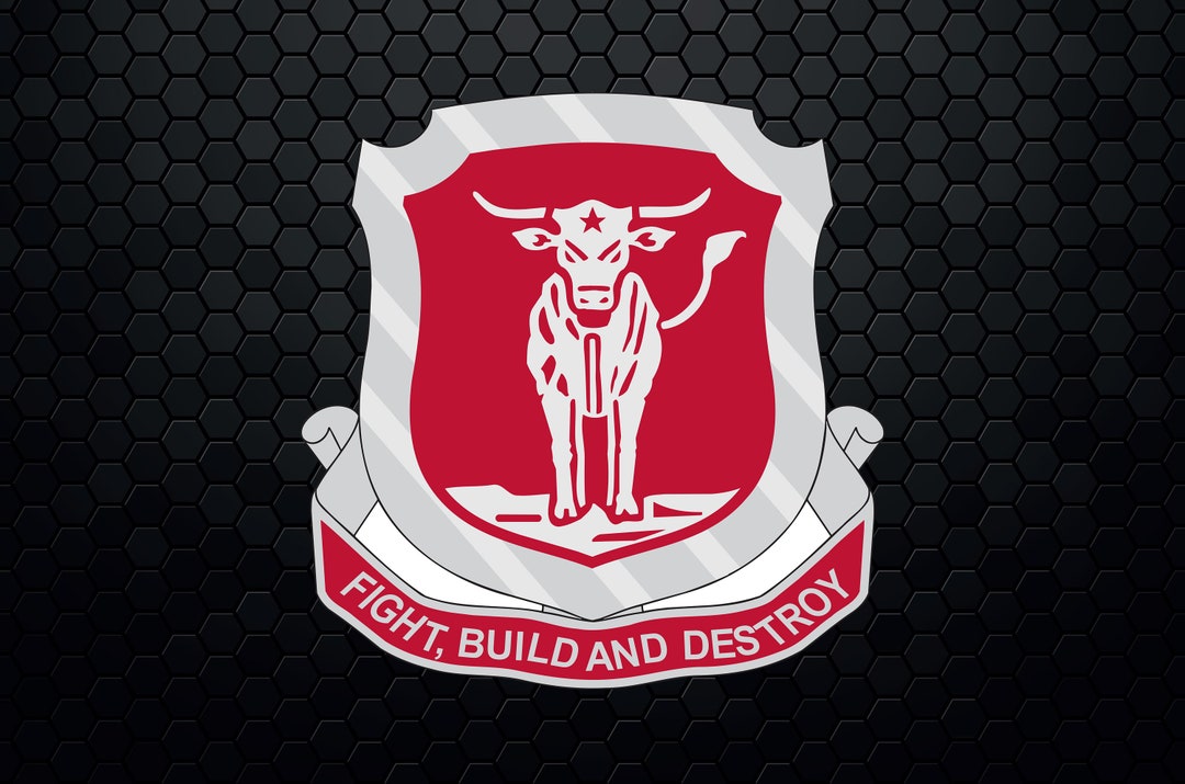 US Army 39th Engineer Battalion - Patch Logo Decal Emblem Crest ...