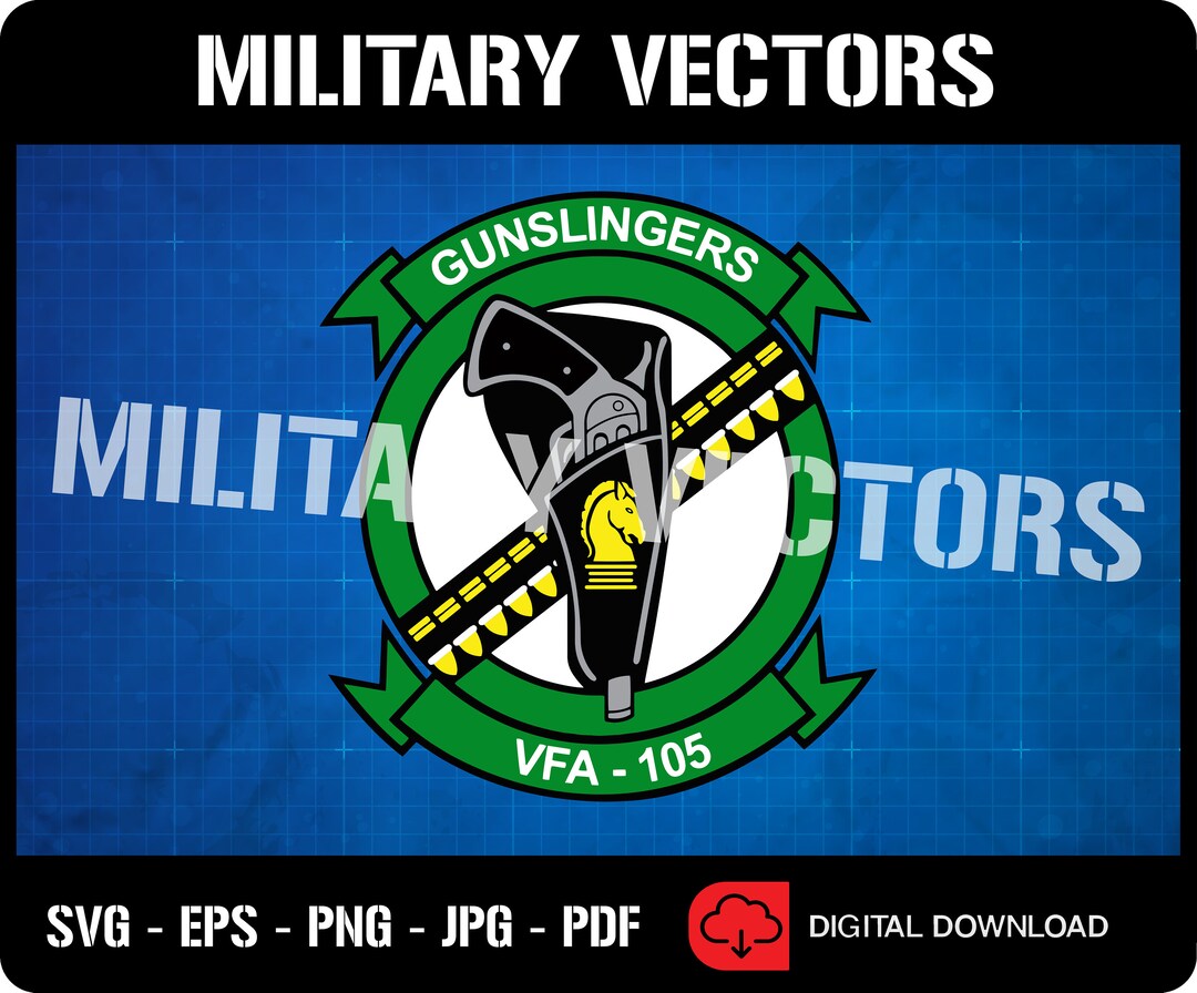 U.S. Navy Strike Fighter Squadron 105 (VFA-105) - USN Patch Logo Decal ...