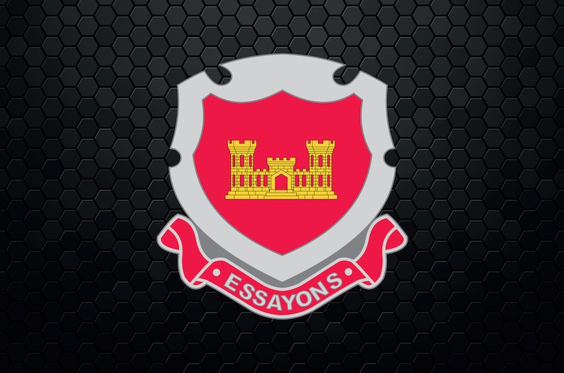 US Army Corps of Engineers 'essayons" - Patch Logo Decal Emblem Crest ...