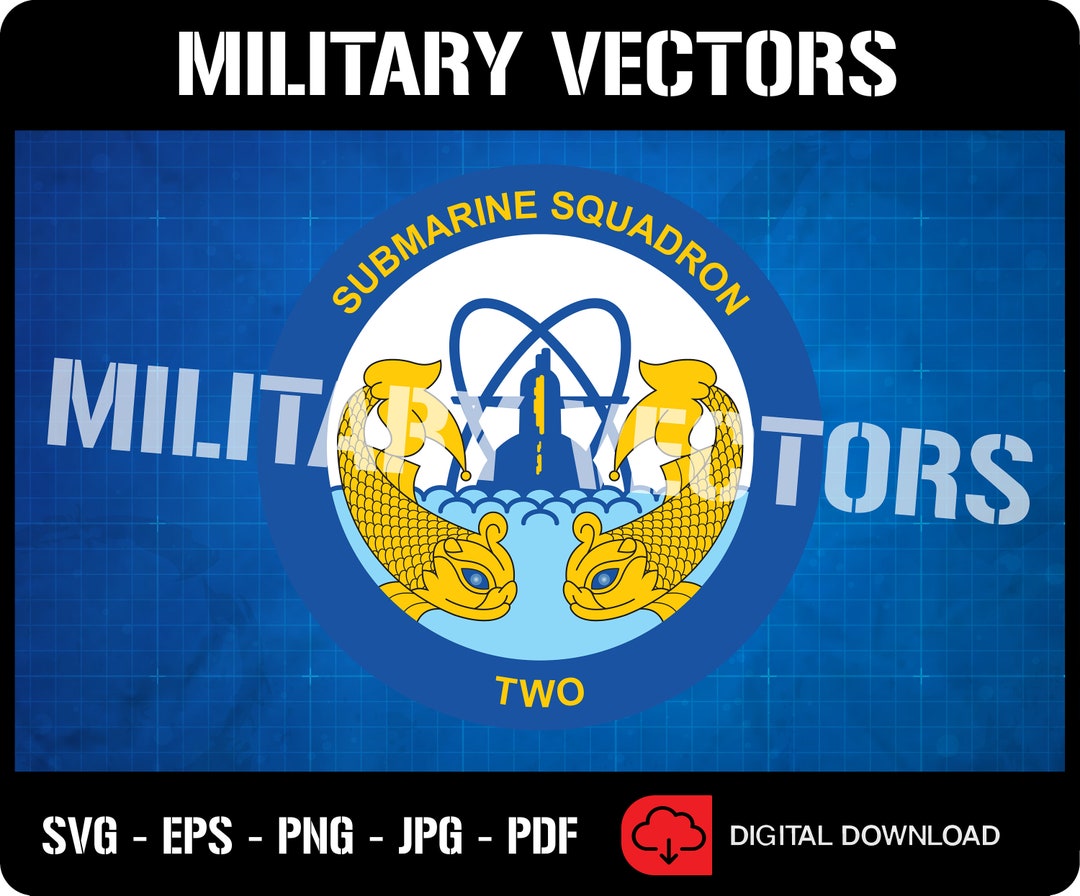 Submarine Squadron 2 (SUBRON 2) - U.S. Navy USN Submariner - Patch Pin ...