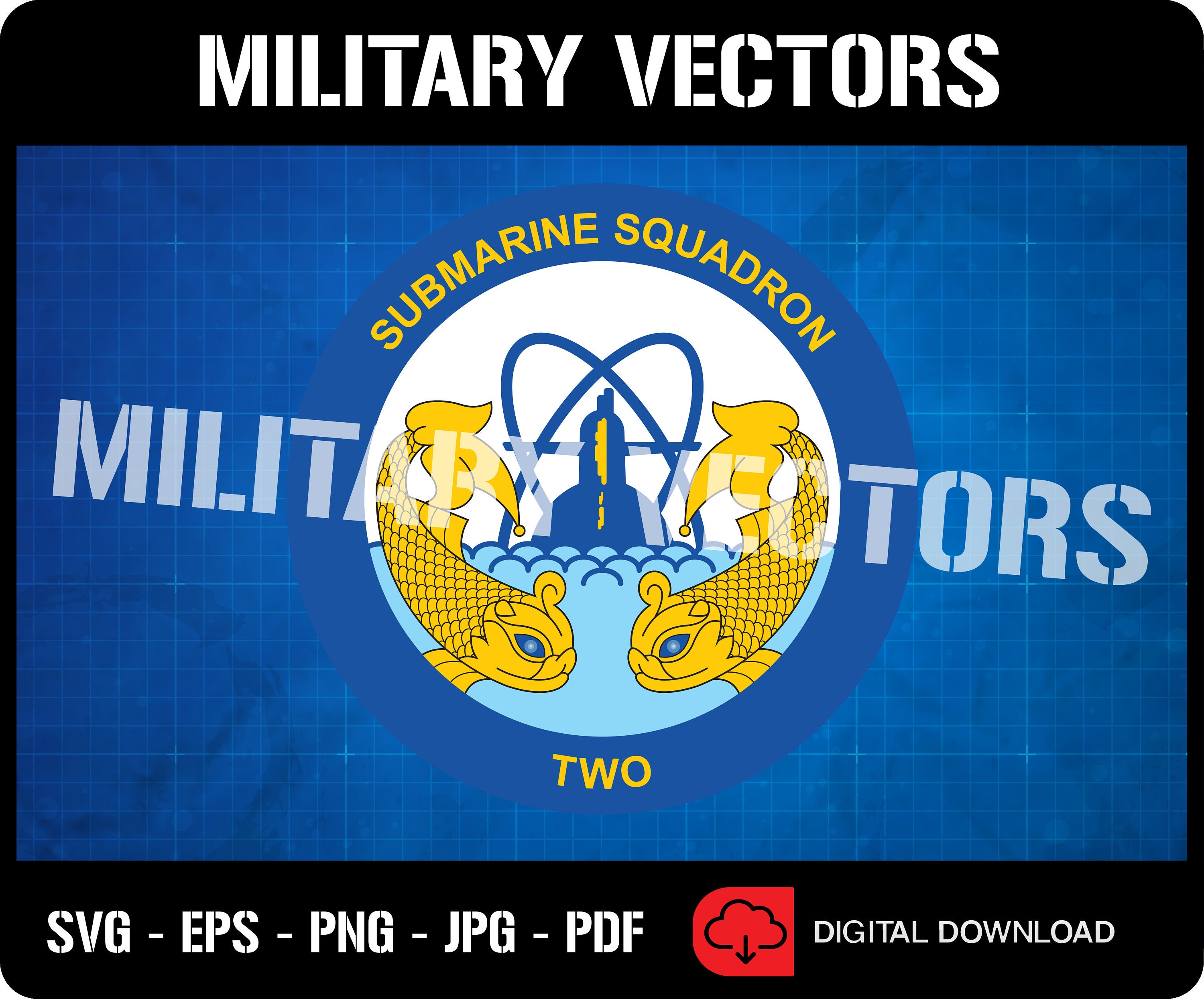 Submarine Squadron 2 SUBRON 2 U.S. Navy USN Submariner - Etsy