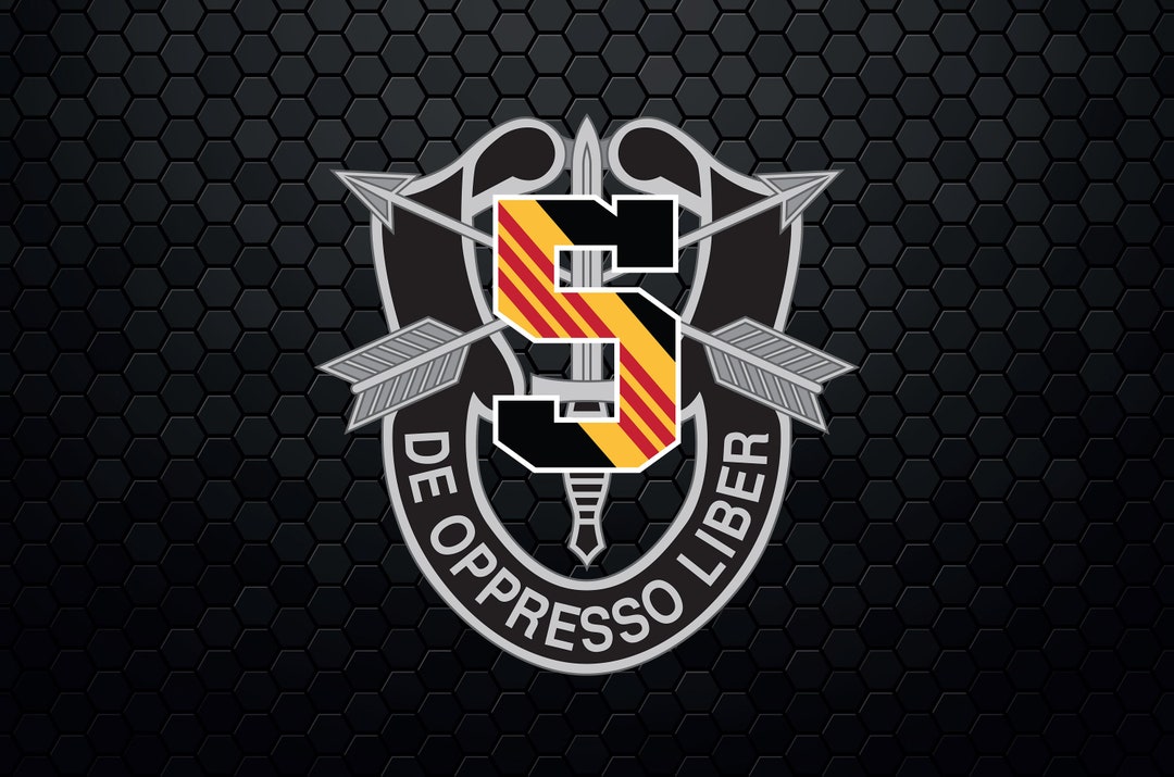 US Army 5th Special Forces Group (5th SFG) - De Oppresso Liber Patch ...