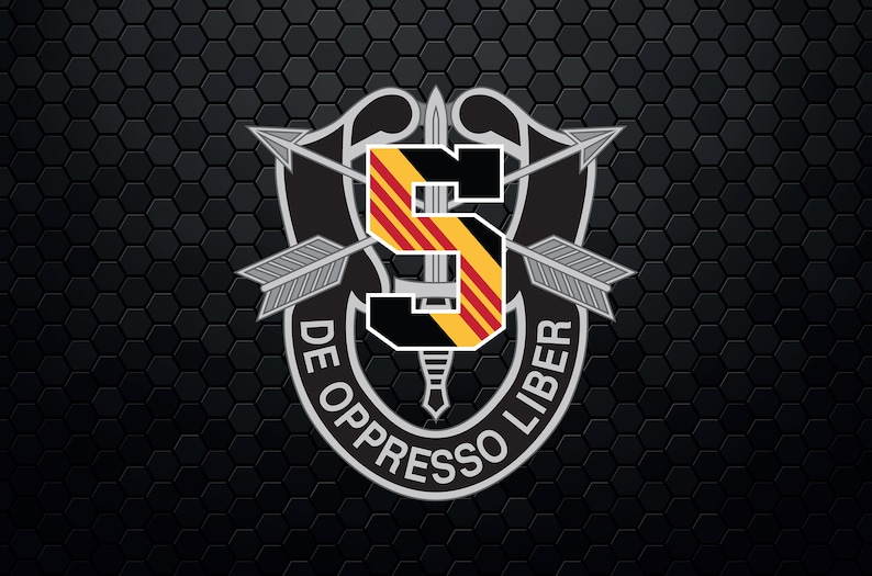 US Army 5th Special Forces Group (5th SFG) - De Oppresso Liber Patch ...