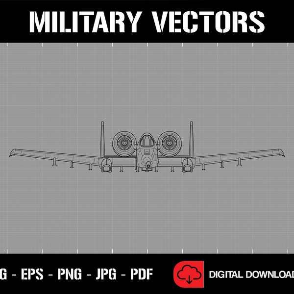 A10 Warthog Svg - Etsy