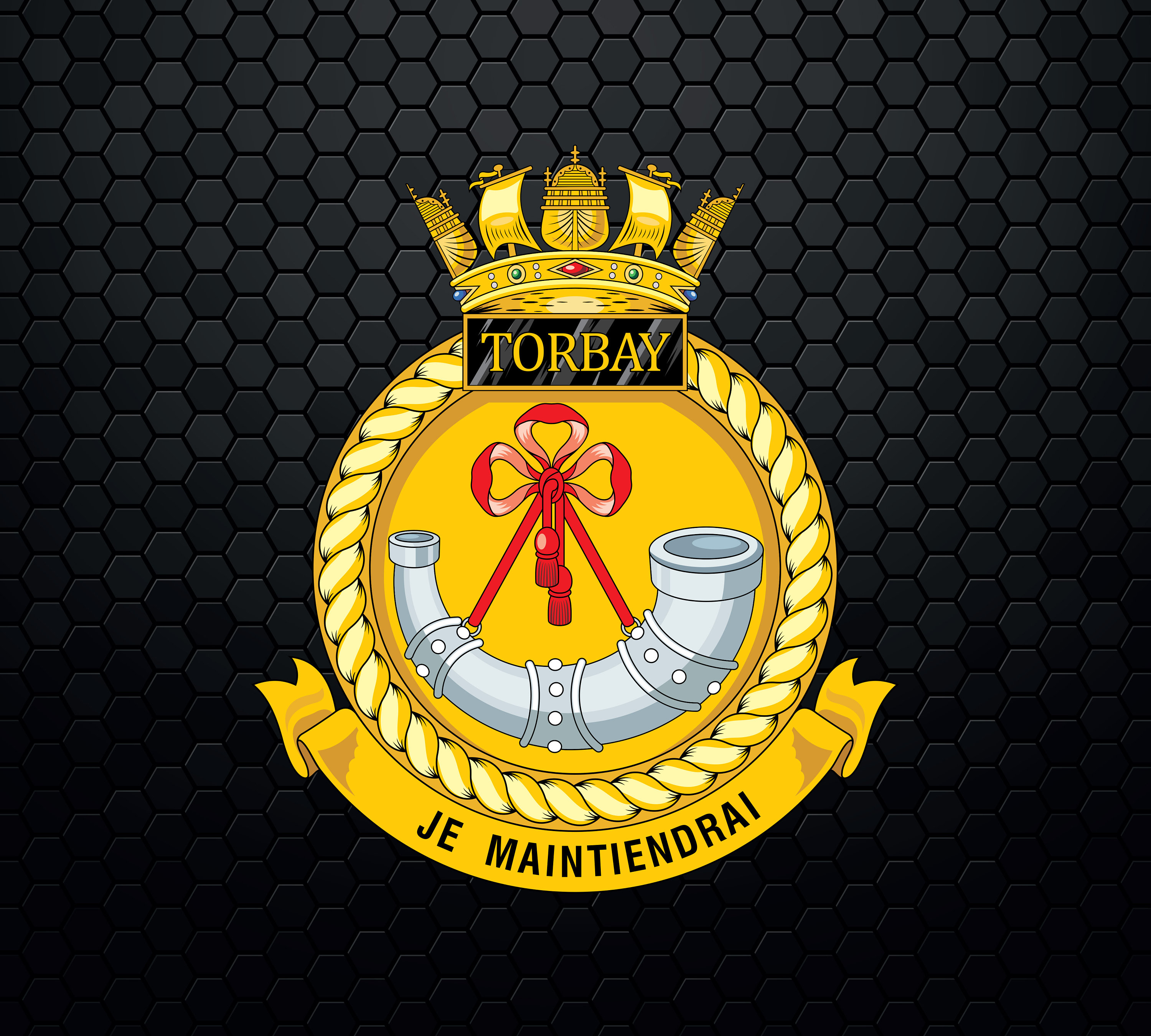 HMS Torbay British Royal Navy Submarine Cap Badge Logo - Etsy