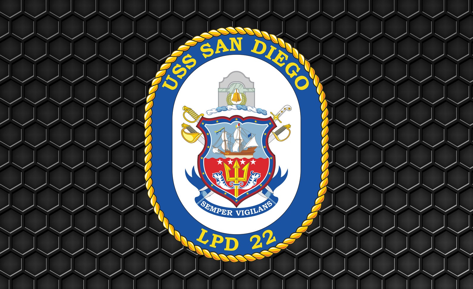 US Navy USS San Diego LPD-22 Amphibious Transport Dock Patch - Etsy