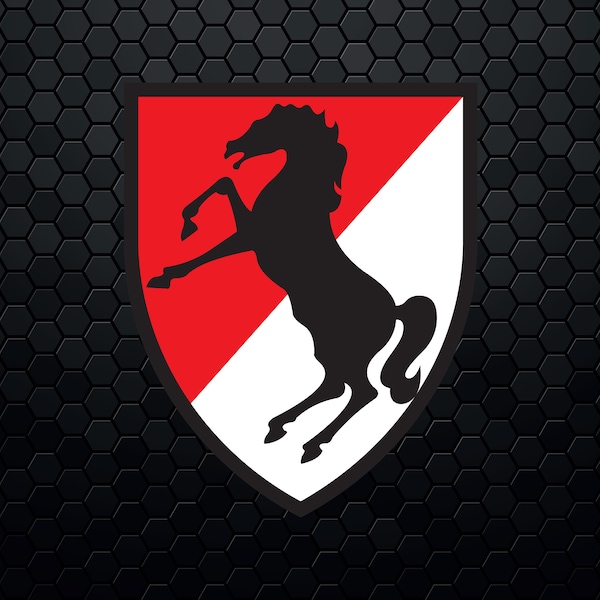 Army 11th Armored Cavalry Regiment "blackhorse - Etsy