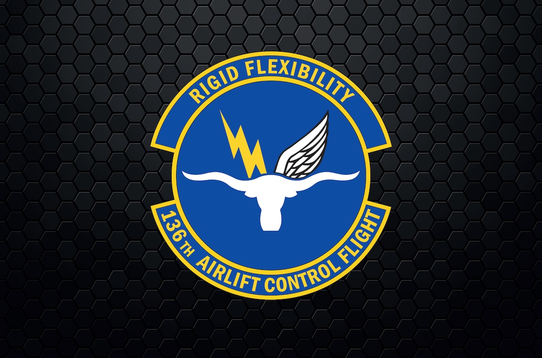 136th Airlift Control Flight USAF - Patch Logo Decal Emblem Crest ...