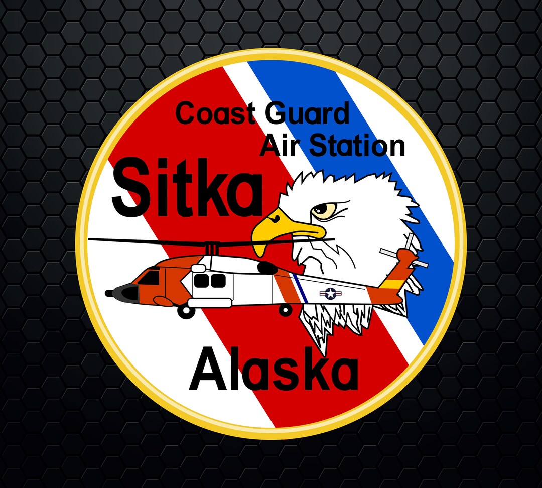 CGAS Sitka - Coast Guard Air Station - Logo Decal Emblem Crest Insignia ...