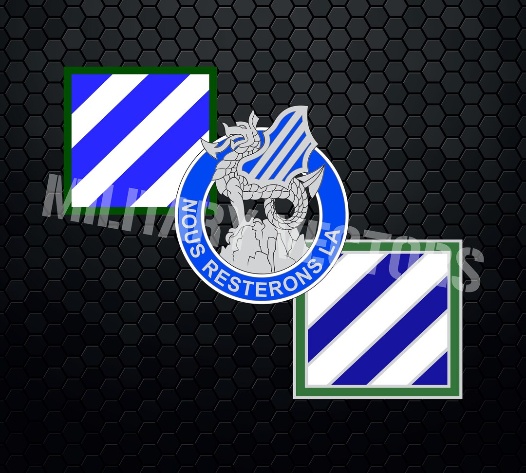 U.S. Army 3rd Infantry Division (3rd ID) - DUI SSI Csib - Patch Logo ...