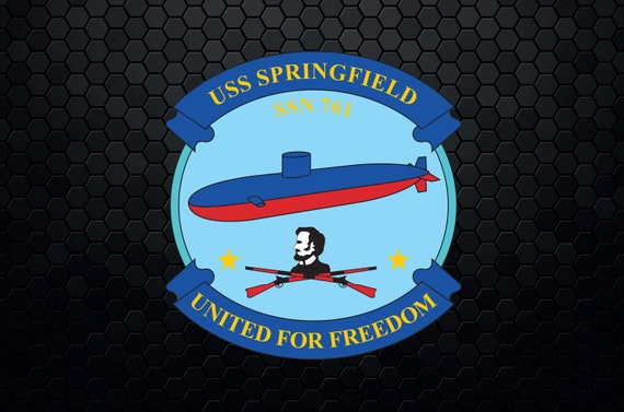 USS Springfield SSN-761 Attack Submarine Patch Logo Decal | Etsy