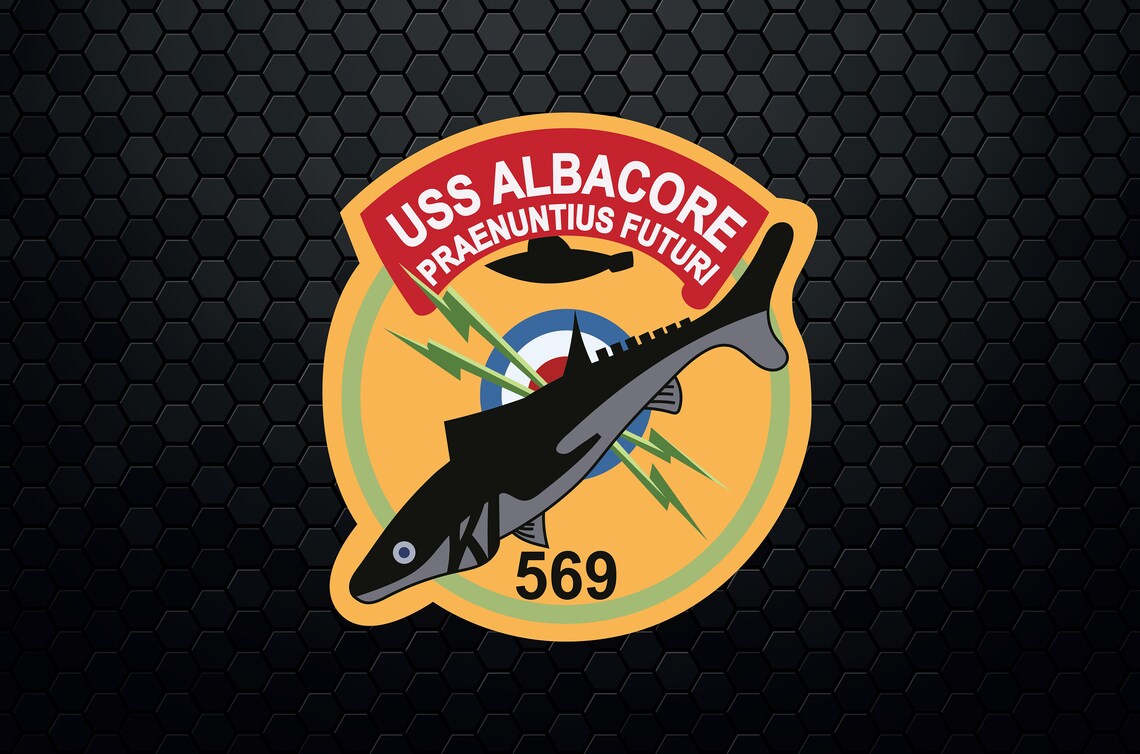 USS Albacore AGSS-569 Submarine Patch Logo Decal Emblem - Etsy