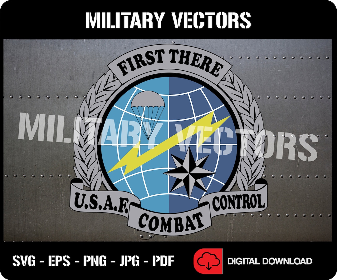 U.S. Air Force (USAF) Combat Control Flash - Patch Pin Logo Decal ...