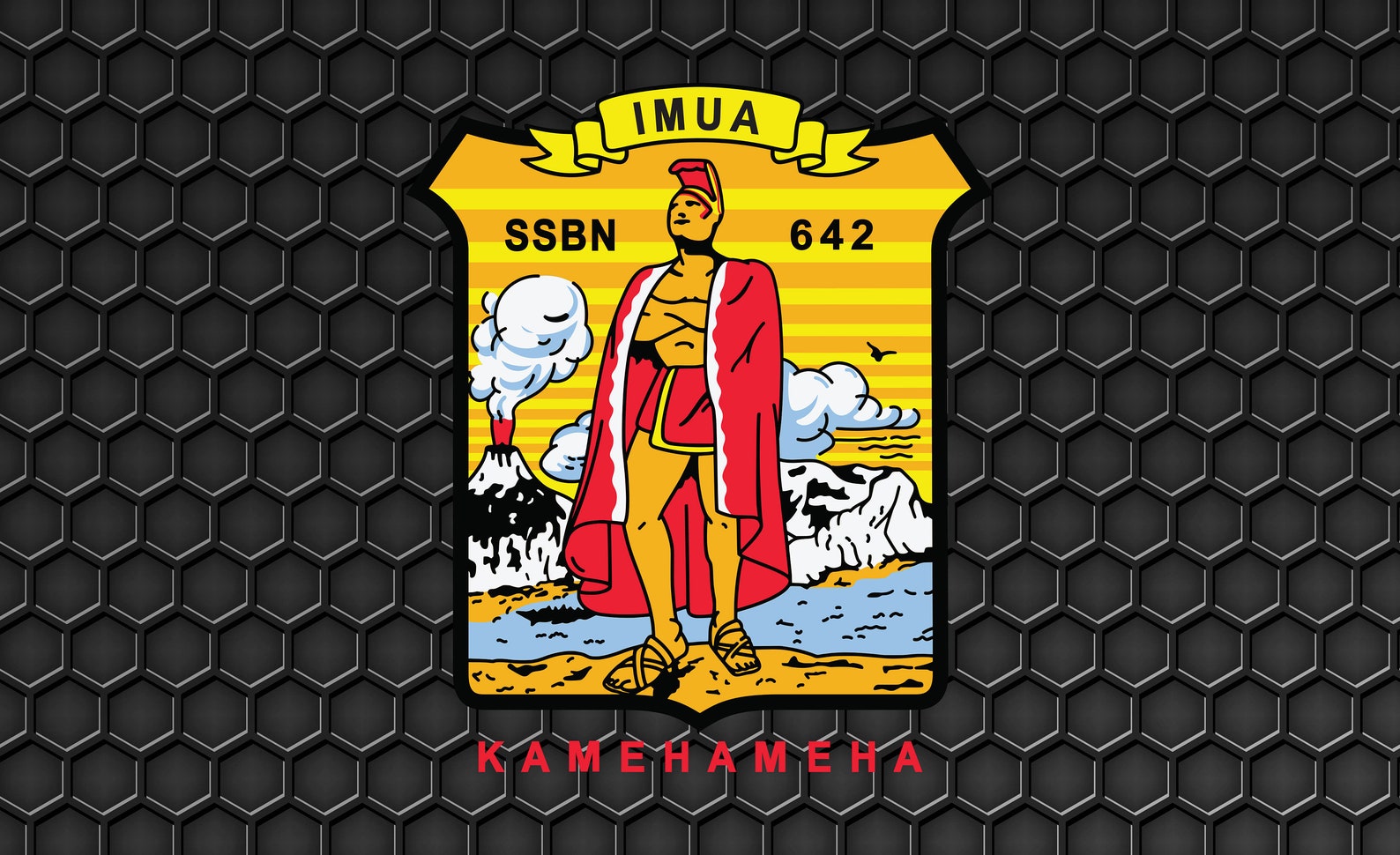 USS Kamehameha SSBN-642 Ballistic Missile Submarine Patch | Etsy