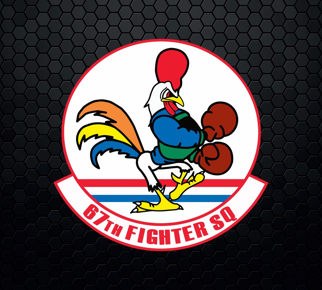 USAF 67th Fighter Squadron - Air Force 67th FS - Logo Decal Emblem ...