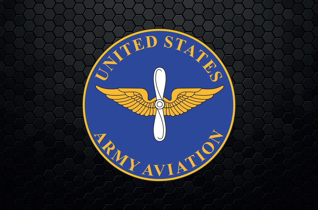 US Army Aviation Branch Plaque - Patch Logo Decal Emblem Crest Insignia ...
