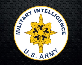 Military Intelligence Crest - Etsy