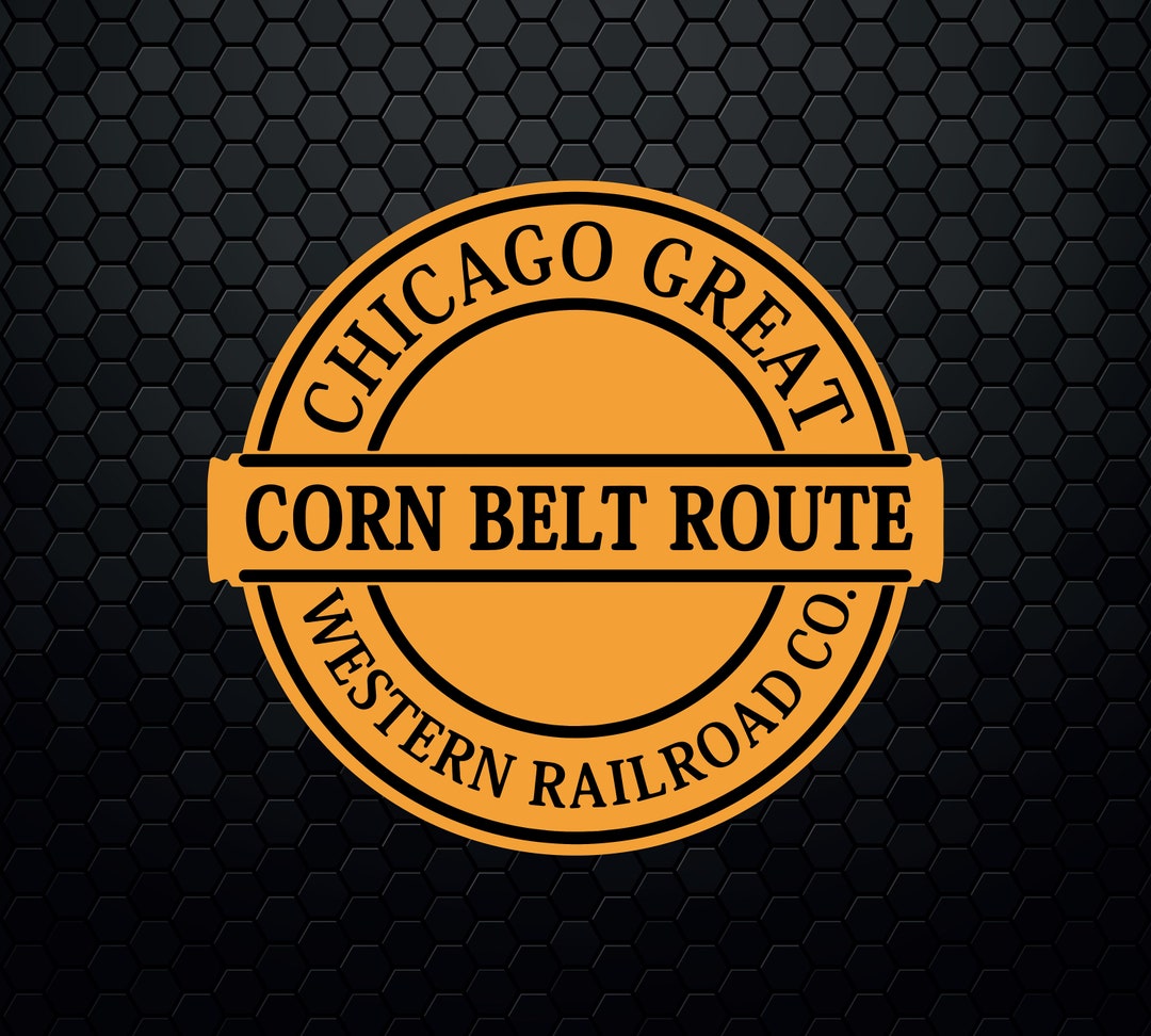 Chicago Great Western Railroad - Logo Decal Emblem Crest Insignia ...