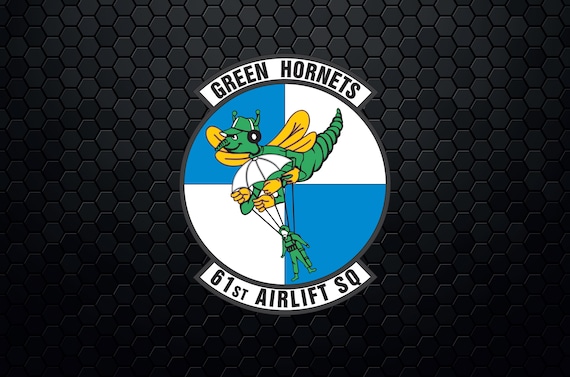 61st Airlift Squadron USAF Patch Logo Decal Emblem Crest - Etsy