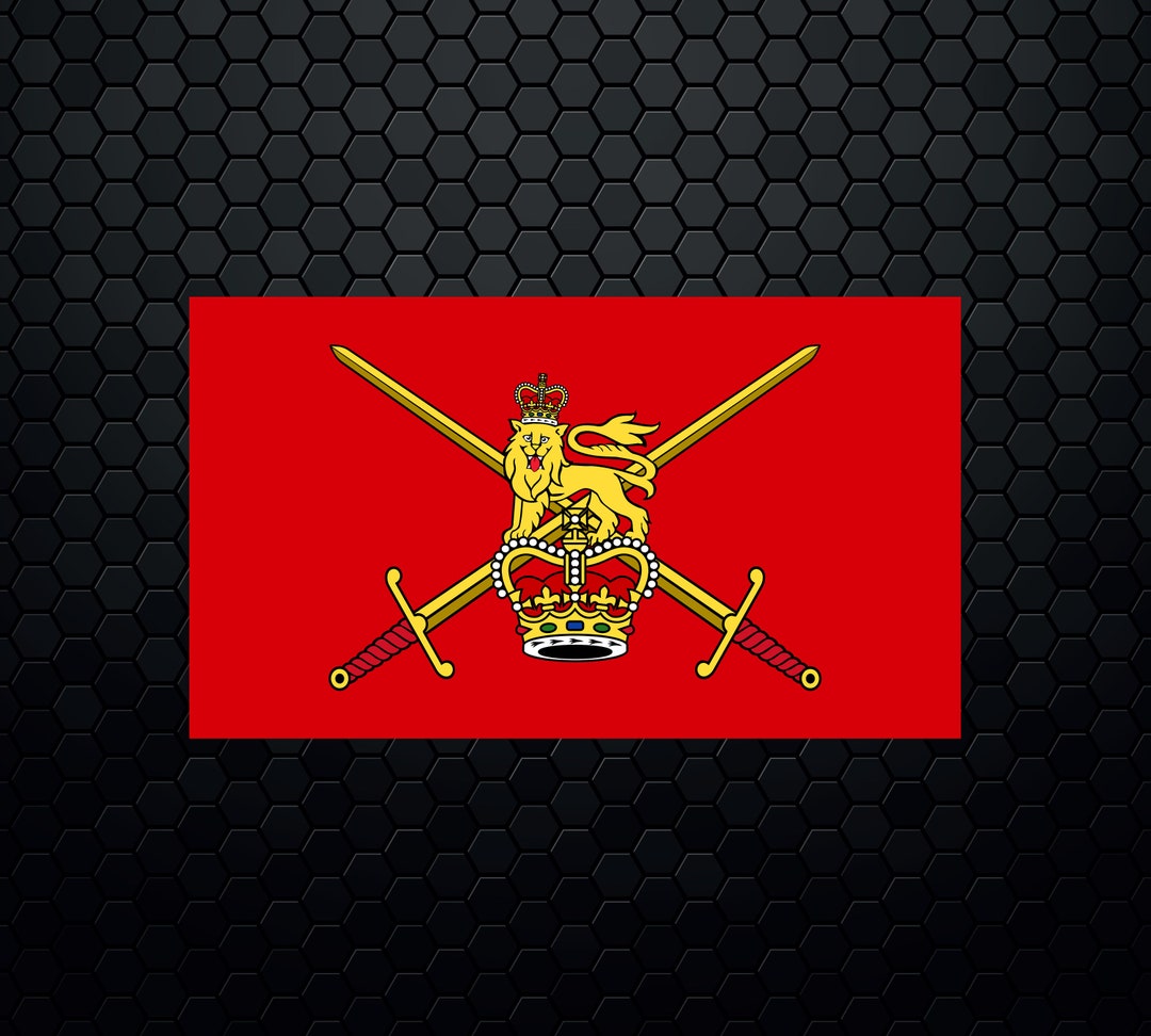 British Army Flag - Patch Logo Decal Emblem Crest Insignia Badge ...