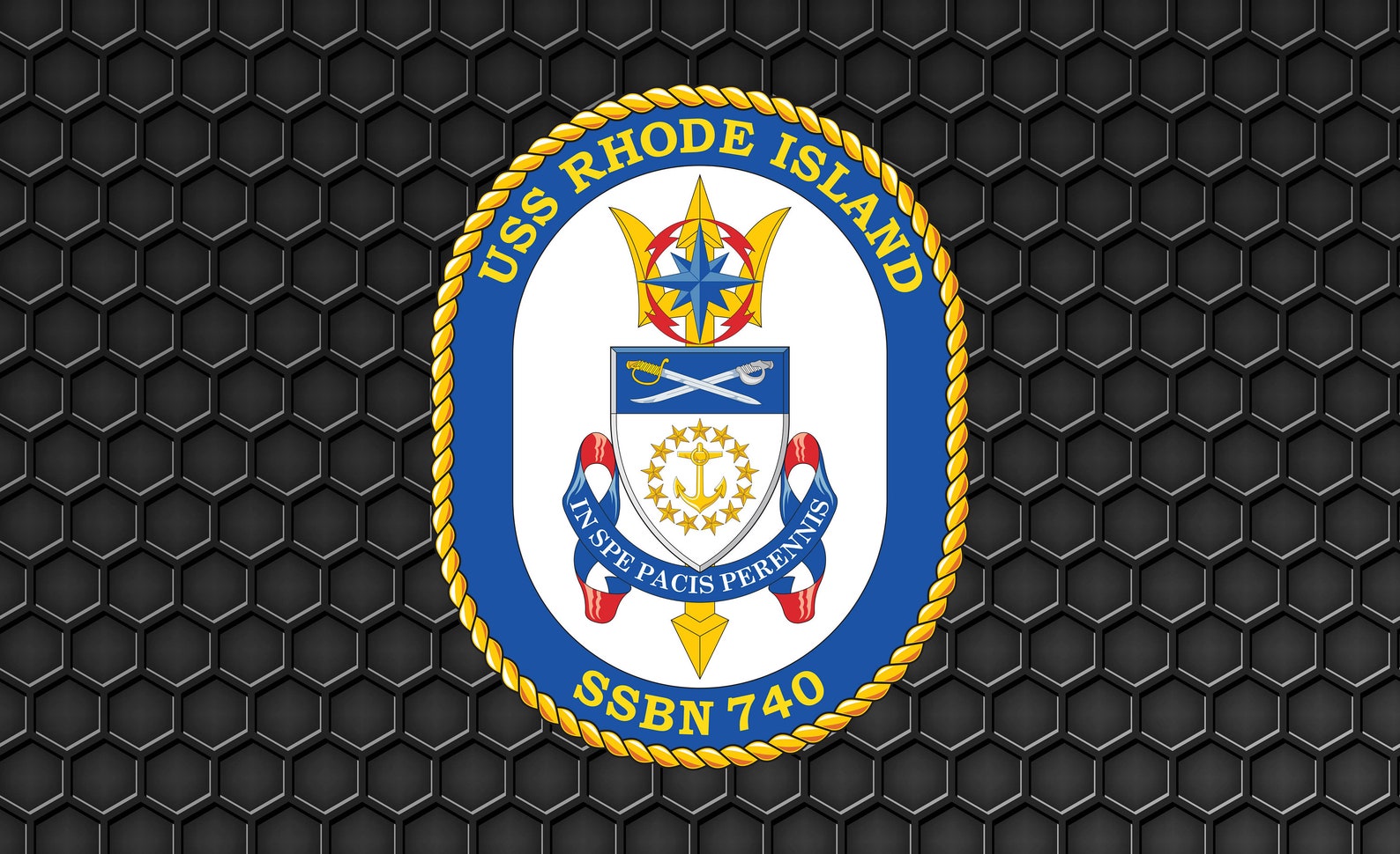 USS Rhode Island SSBN-740 Ballistic Missile Submarine | Etsy
