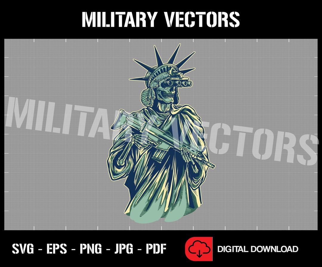 Tactical Statue of Liberty - Pro 2nd Amendment 2A - Patch Logo Decal ...