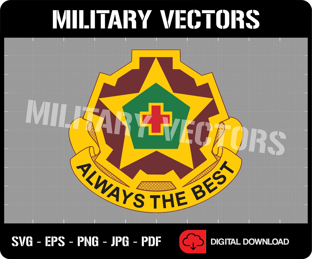 U.S. Army 42nd Field Hospital Medical Corps Patch Logo Decal Emblem ...
