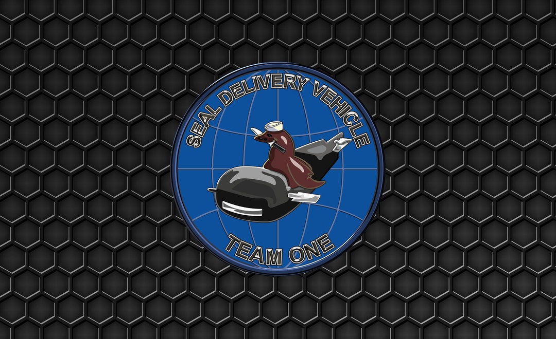 US Navy Seal Delivery Vehicle Team One (SDVT-1) - Patch Pin Logo Decal ...