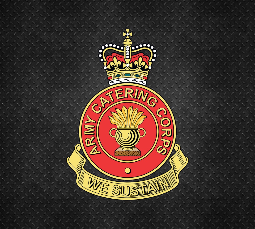British Army Royal Catering Corps - Logo Decal Emblem Crest Insignia ...