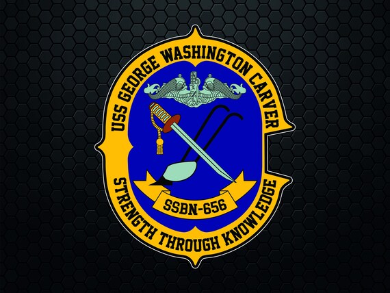 USS George Washington Carver SSBN-656 Ballistic Missile - Etsy