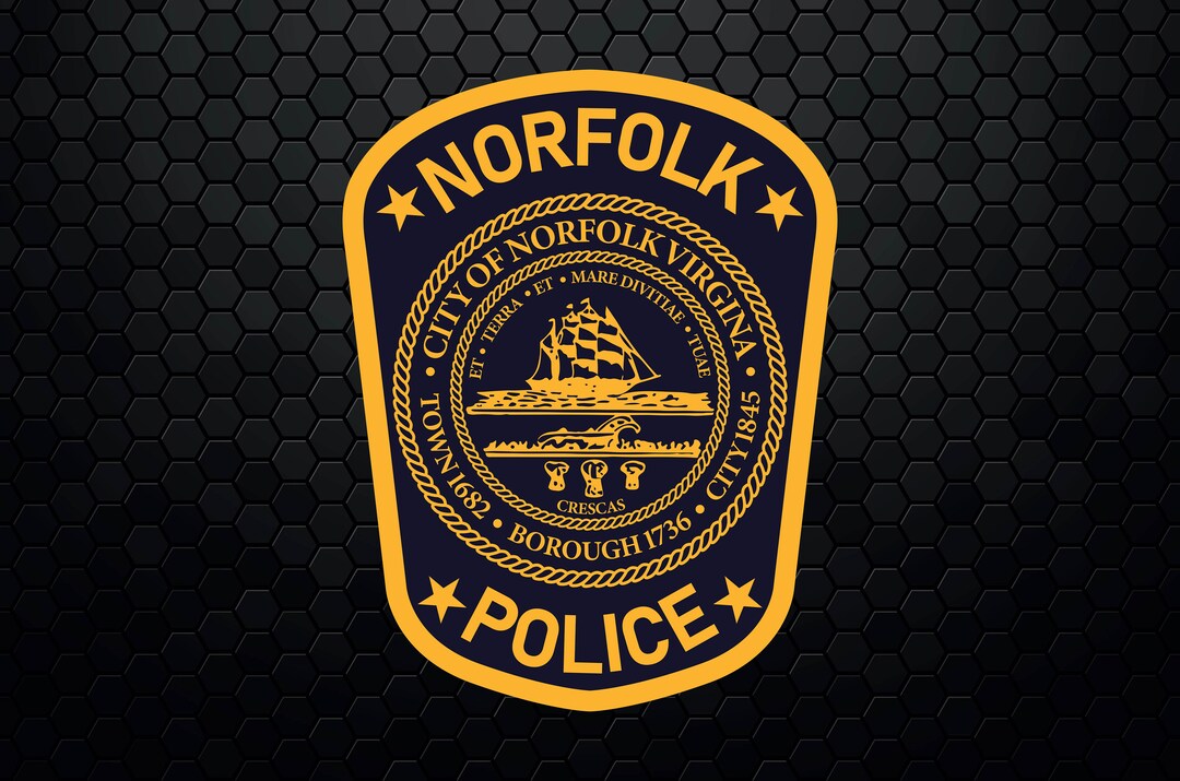 Norfolk Police Department - Patch Logo Decal Emblem Crest Badge ...