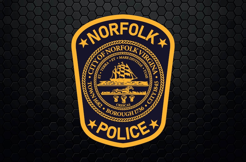 Norfolk Police Department - Patch Logo Decal Emblem Crest Badge ...