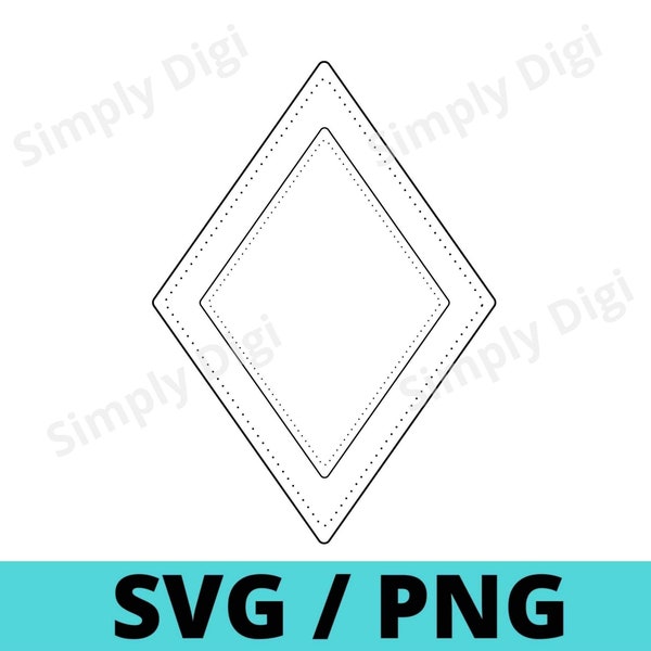 Diamond Dot Svg - Etsy