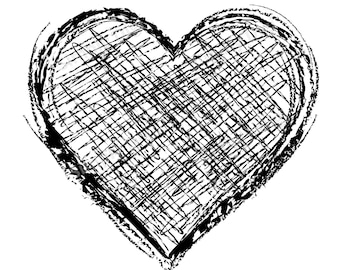 Scratch Heart Svg - Etsy