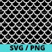 MERMAID Scales Fish Tail Tale Print Pattern SVG PNG Instant Digital ...