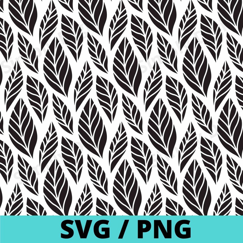 Leaf Pattern Svg - Etsy